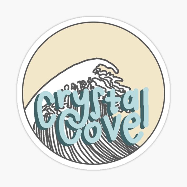 "crystal cove" Sticker by allyhom | Redbubble
