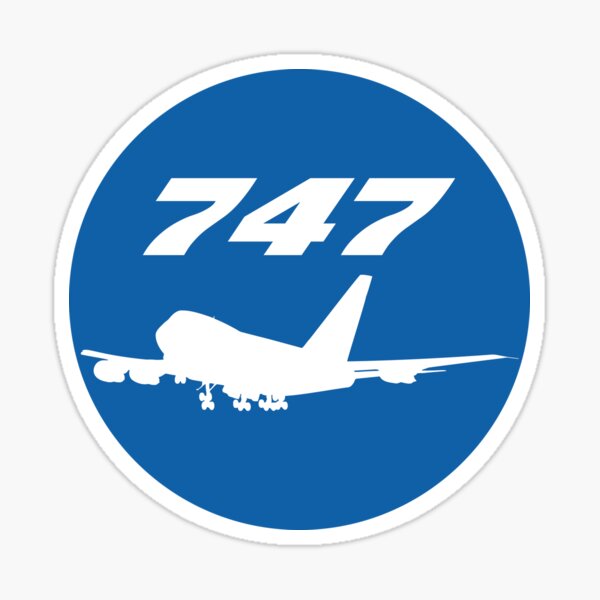 Sticker: 747 | Redbubble
