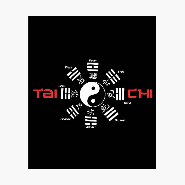 "Tai Chi Circle and Yin Yang Symbol" Photographic Print by alenaz ...