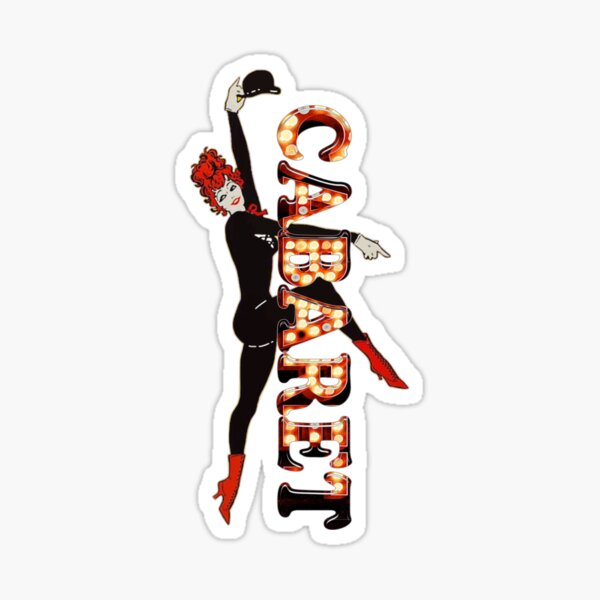 "Life is a Cabaret" Sticker for Sale by Vienna15 | Redbubble