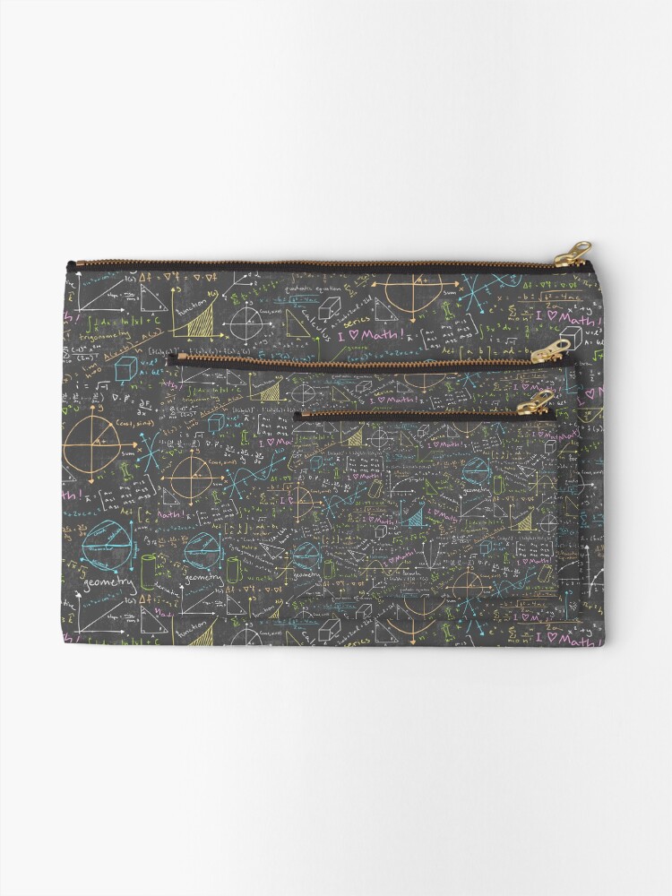 "Math Lessons" Zipper Pouch by robyriker | Redbubble