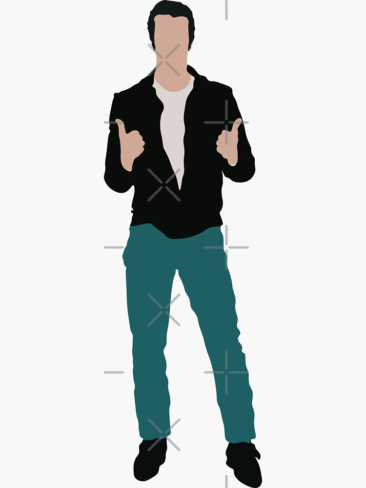 "Fonz" Sticker for Sale by FutureSpace | Redbubble