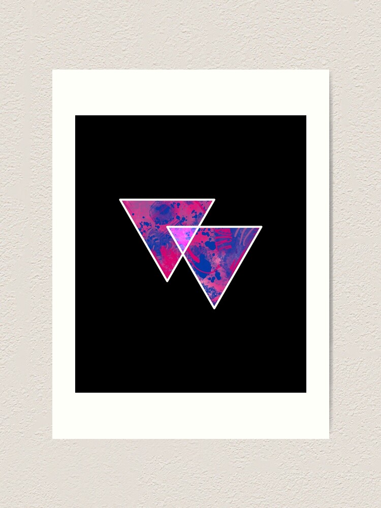 "Bisexual Triangle Symbol Gay Pride LGBTQ Graffiti Streetwear Style ...