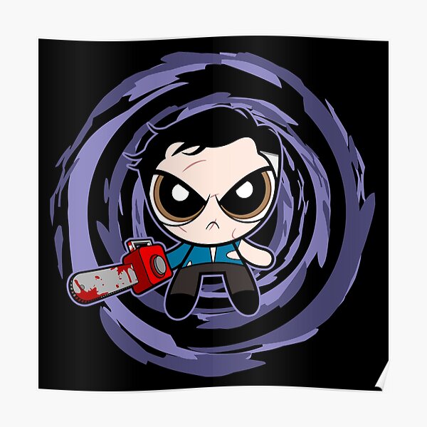 "Evil Dead Vortex" Poster by Charlie-Cat | Redbubble