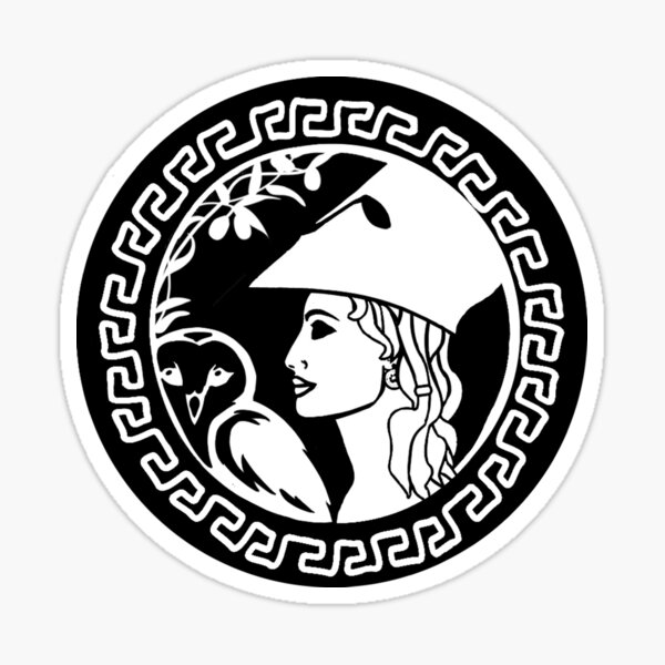 "Athena" Sticker for Sale by ephyos | Redbubble