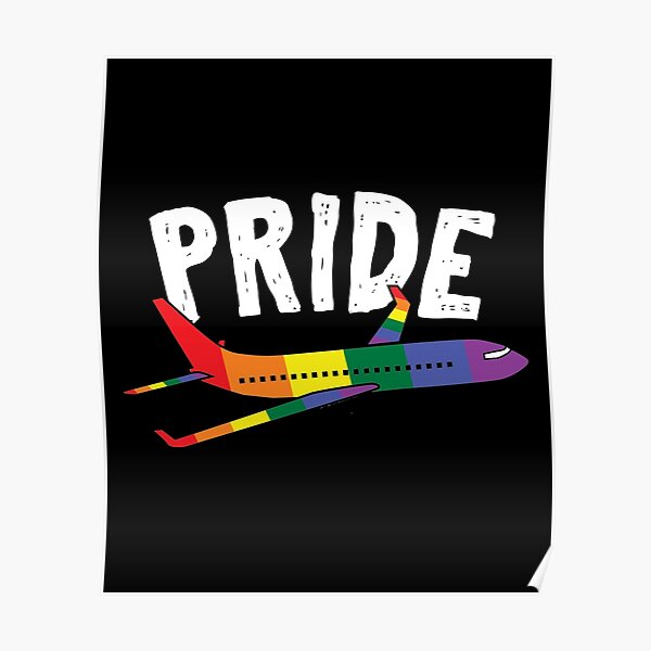"Flight attendant steward stewardess cabin crew LGBTQ" Poster for Sale ...
