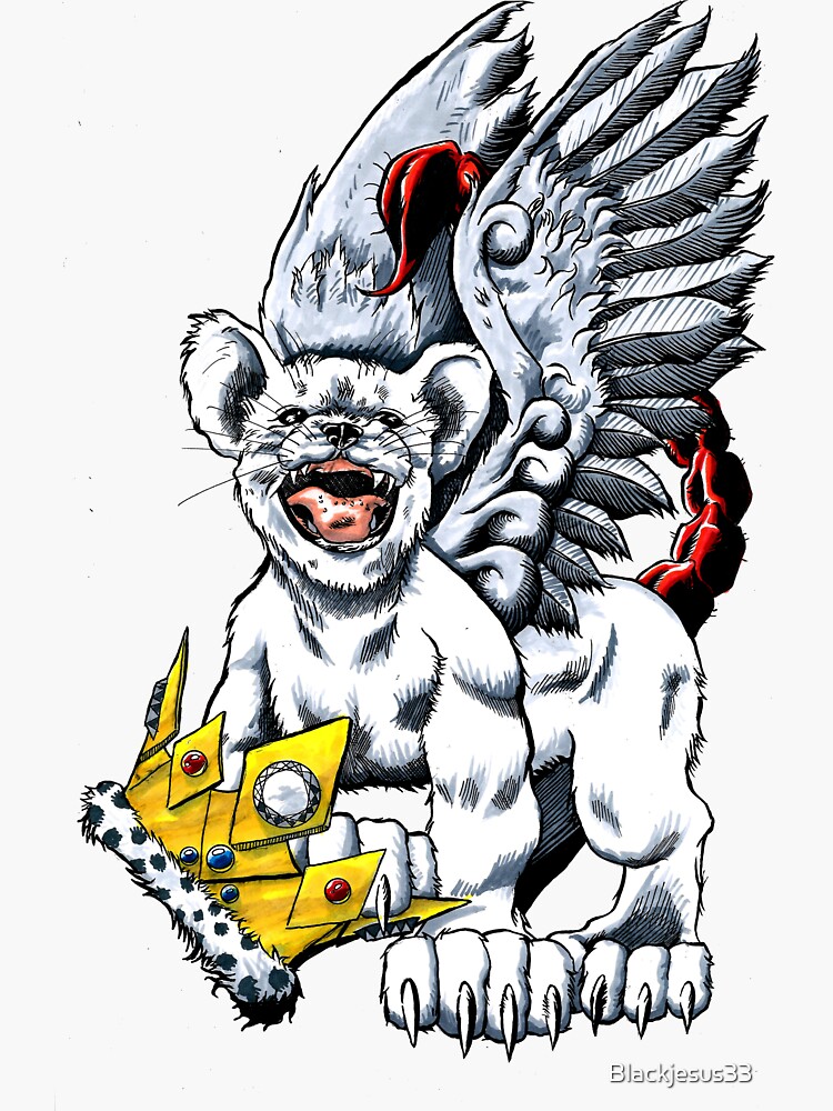 "Baby Manticore" Sticker for Sale by Blackjesus33 | Redbubble