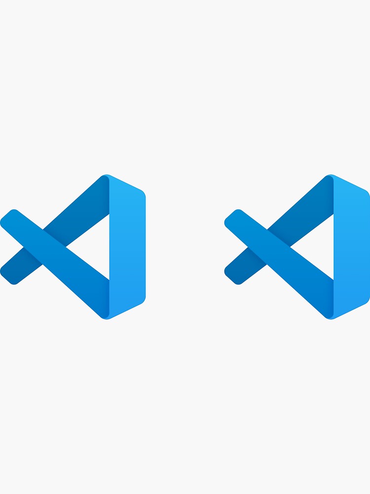 "NEW VS Code Icons Sticker x2" Sticker for Sale by LeoLiber | Redbubble