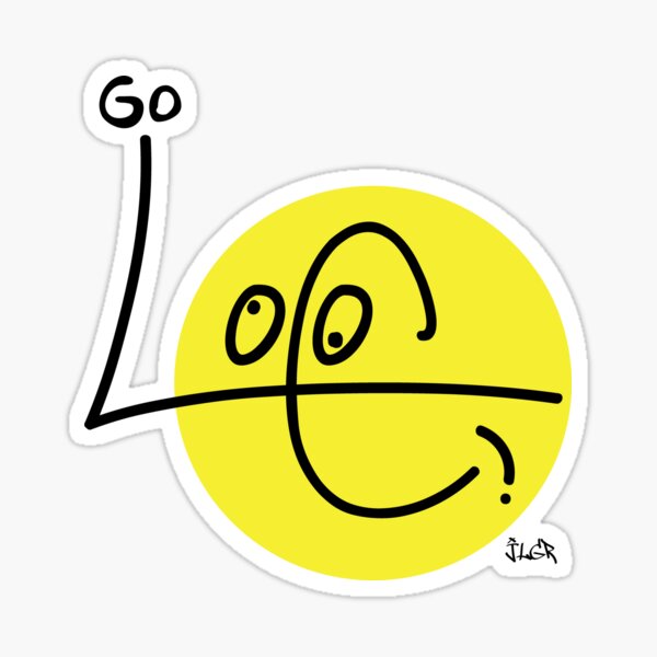 "Go Loco, Go Crazy Design" Sticker for Sale by jlgrcreations05 | Redbubble
