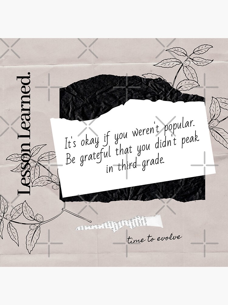 "Popular in Junior School | Lesson Learned" Sticker for Sale by ...