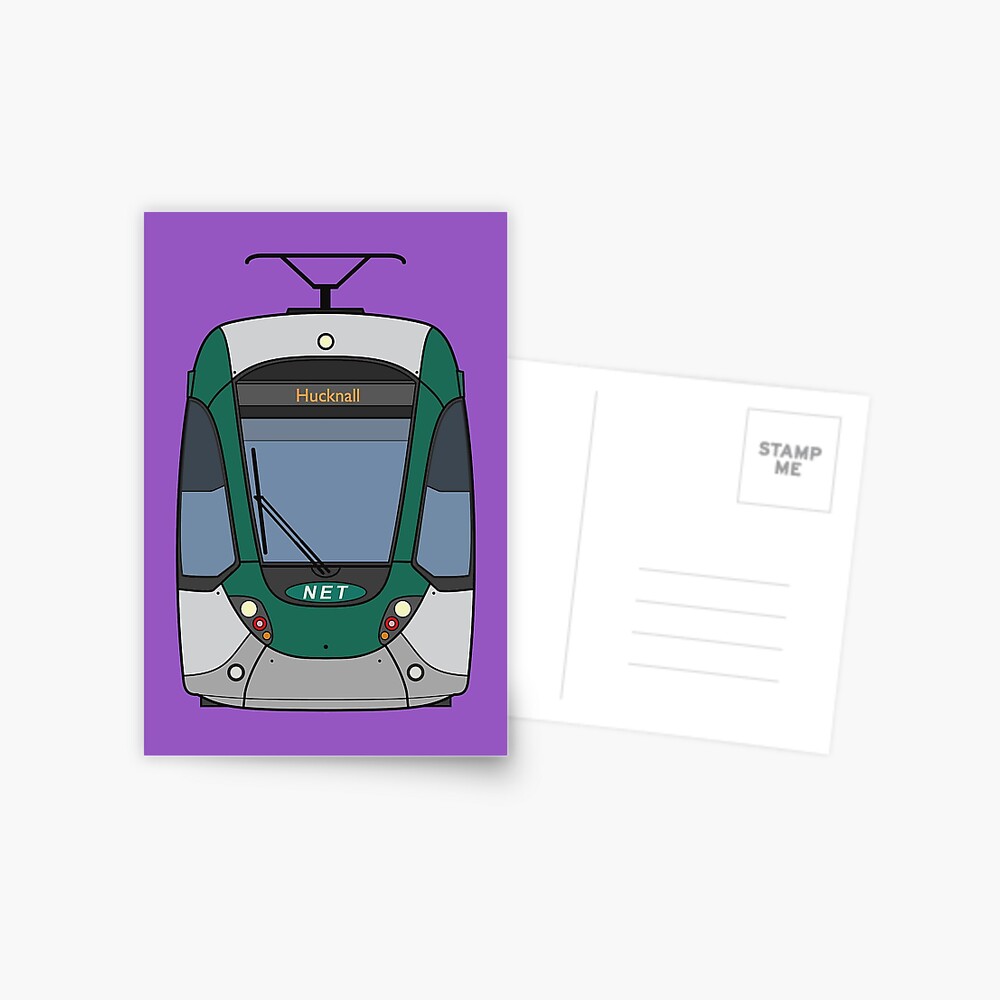 "Nottingham Tram " Postcard by careful-design | Redbubble
