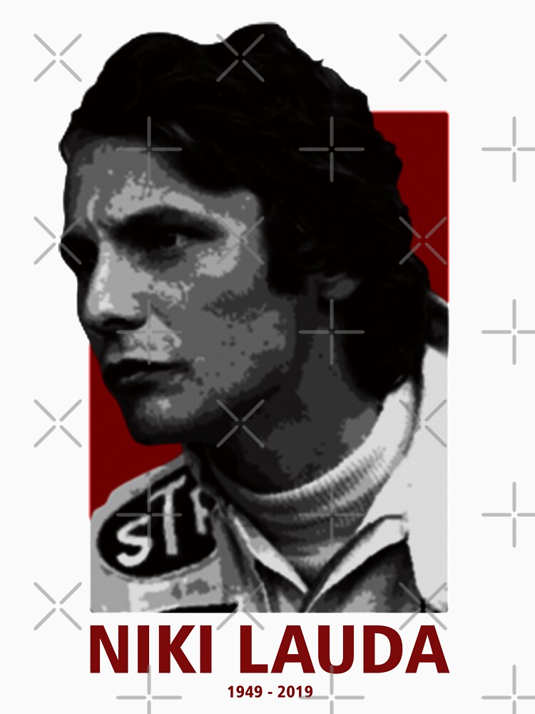 "NIKI LAUDA 1949 - 2019" T-shirt for Sale by Aqiora | Redbubble | rip t ...