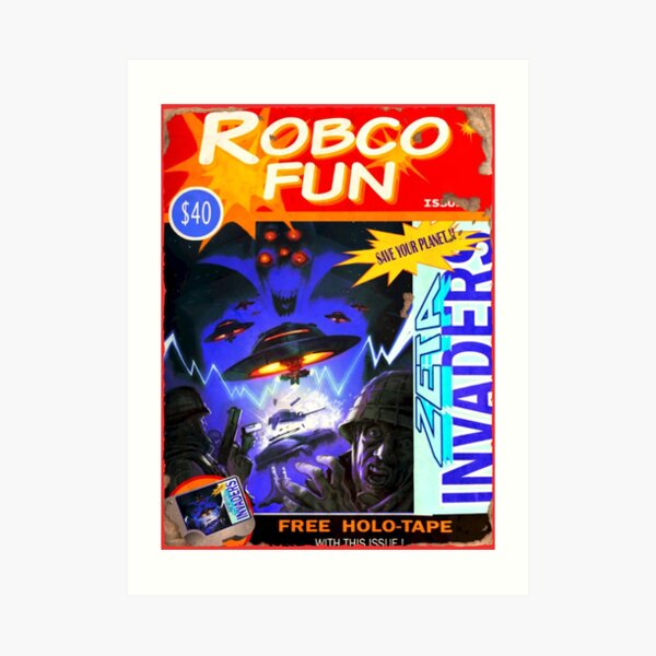 "Fallout 4 - RobCo Fun: Zeta Invaders Comic Poster" Art Print by ...