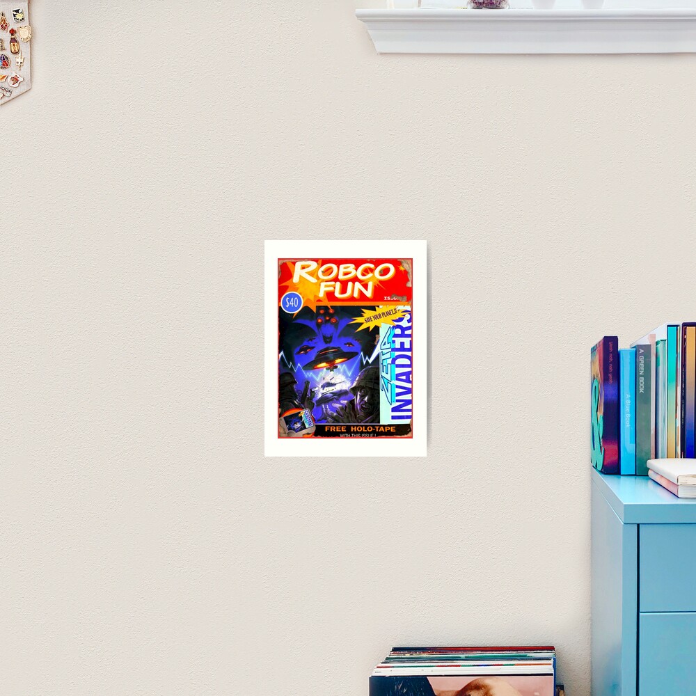 "Fallout 4 - RobCo Fun: Zeta Invaders Comic Poster" Art Print by ...