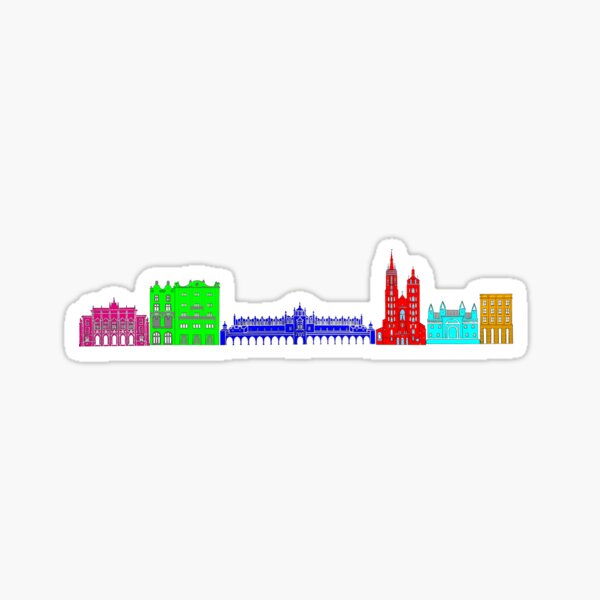 "Krakow" Sticker by drknice | Redbubble