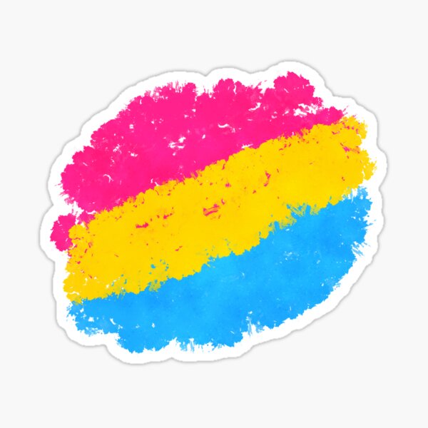 "Splatter YOUR Colors - Pan Pride Flag" Sticker for Sale by Zerasu ...