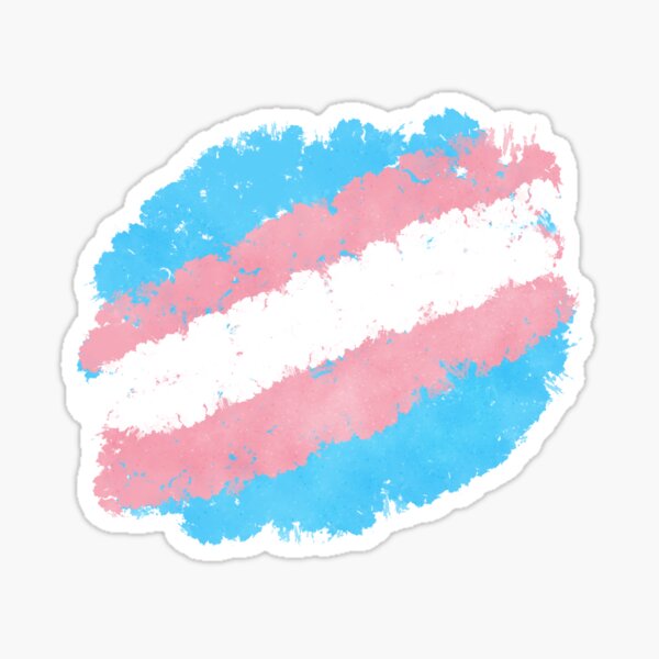 "Splatter YOUR Colors - Trans Pride Flag" Sticker for Sale by Zerasu ...
