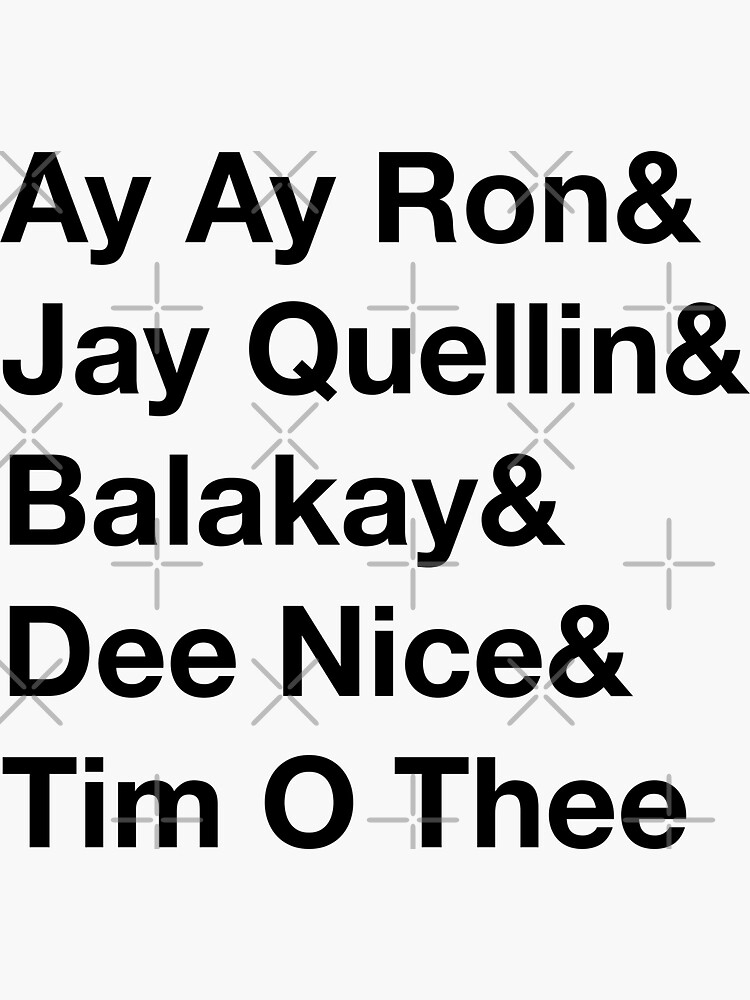 "Ay Ay Ron, Jay Quellin, Balakay, Dee Nice, Tim O Thee (Key Peele ...