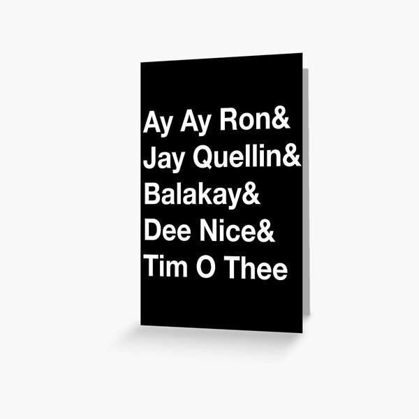 "Ay Ay Ron, Jay Quellin, Balakay, Dee Nice, Tim O Thee (Key Peele ...