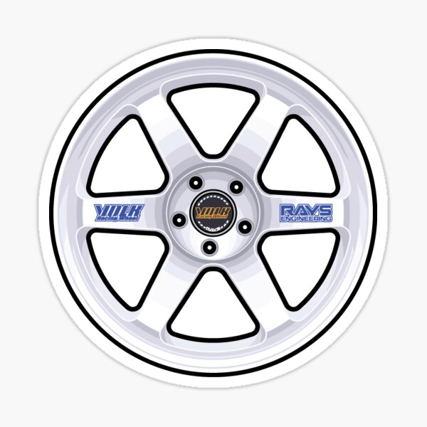 Volk Racing Stickers | Redbubble