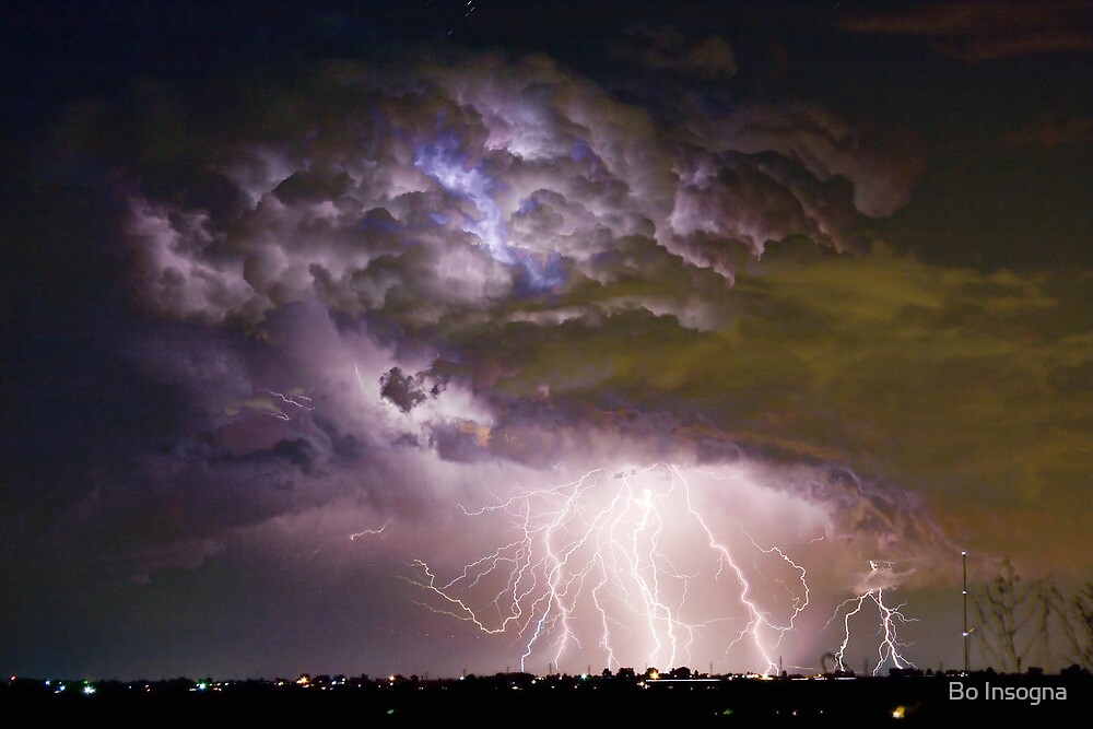 "Massive Lightning Storm - Boulder County Colorado" by Bo Insogna ...