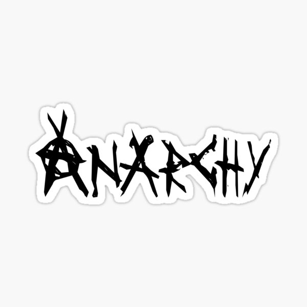 "Anarchy" Sticker for Sale by JeferCelmer | Redbubble