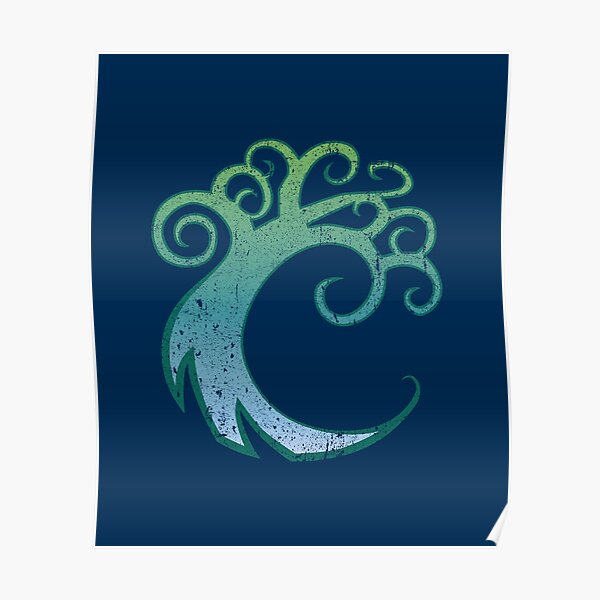"Simic Combine Crest" Poster for Sale by huckblade | Redbubble
