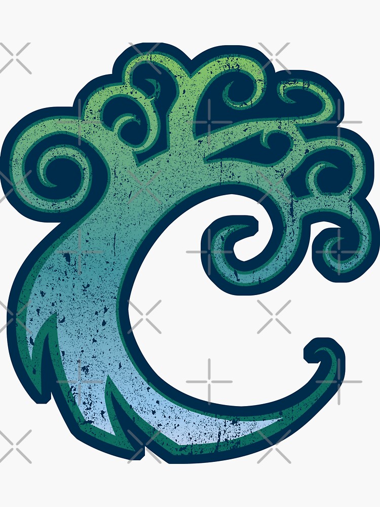 "Simic Combine Crest" Sticker for Sale by huckblade | Redbubble