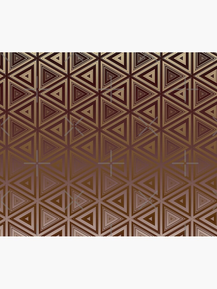 "Bronze Triangles" Shower Curtain for Sale by misimichu | Redbubble