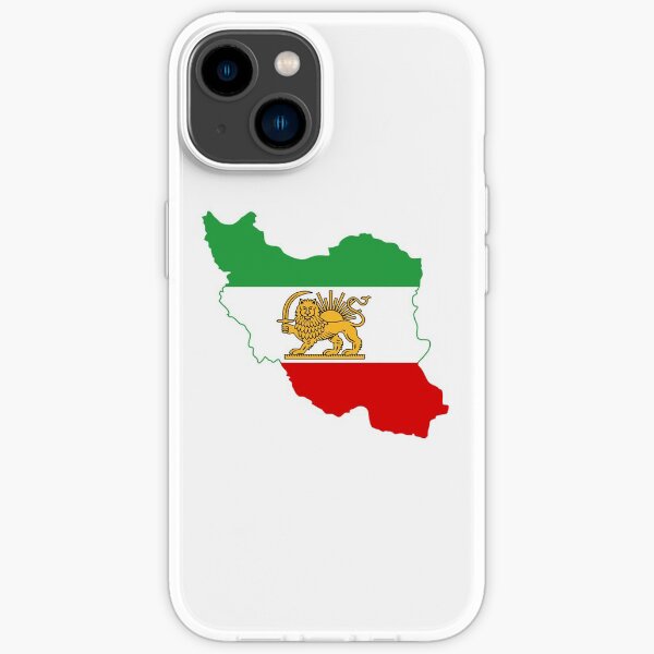"Flag Map of Iran, Iranian Flag, 1964-1980" iPhone Case for Sale by ...