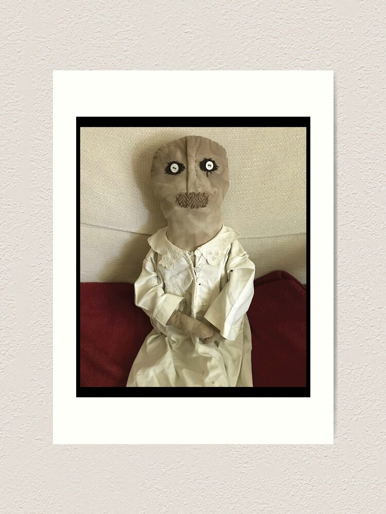 "Abigail The Haunted Doll Meme" Art Print by Altohombre | Redbubble