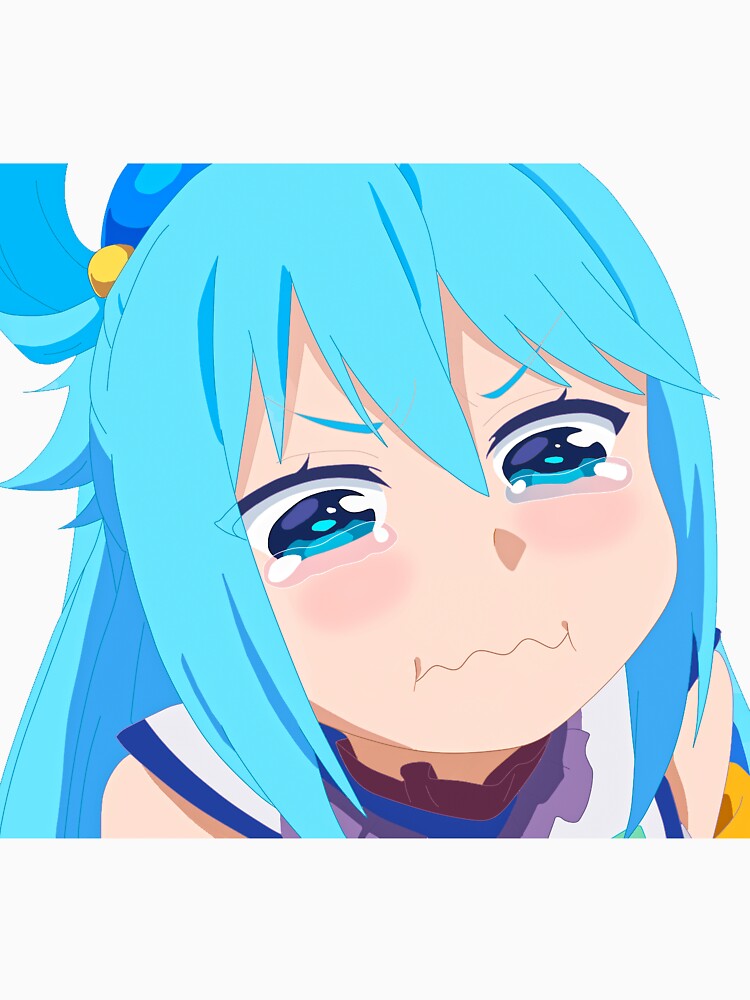 "Konosuba - Sad Aqua" T-shirt for Sale by Lawliet1568 | Redbubble ...