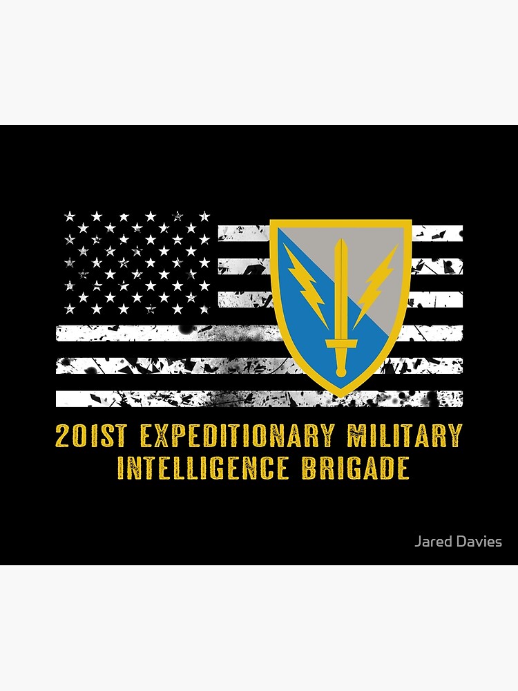 "201st Expeditionary Military Intelligence Brigade" Throw Blanket by ...