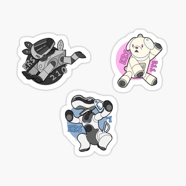 "Aibo Stickers: Batch 1" Sticker for Sale by PartialEclipse | Redbubble