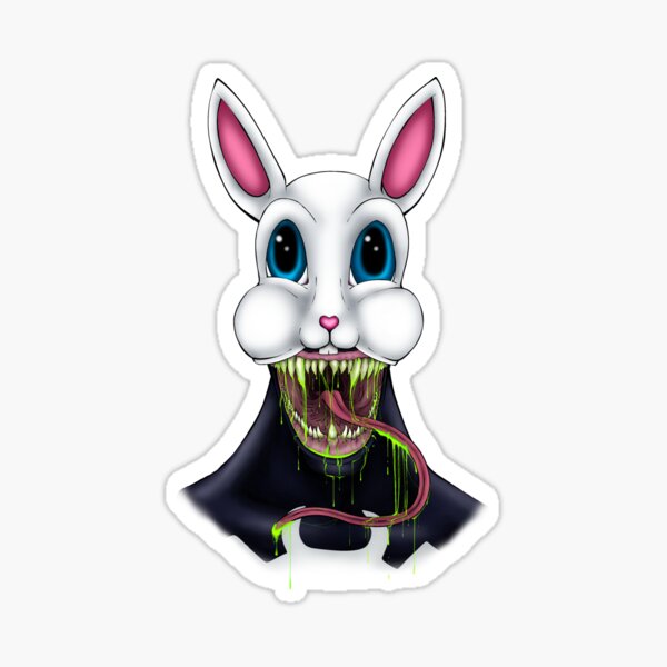 "Bunny Venom" Sticker for Sale by ChePanArt | Redbubble