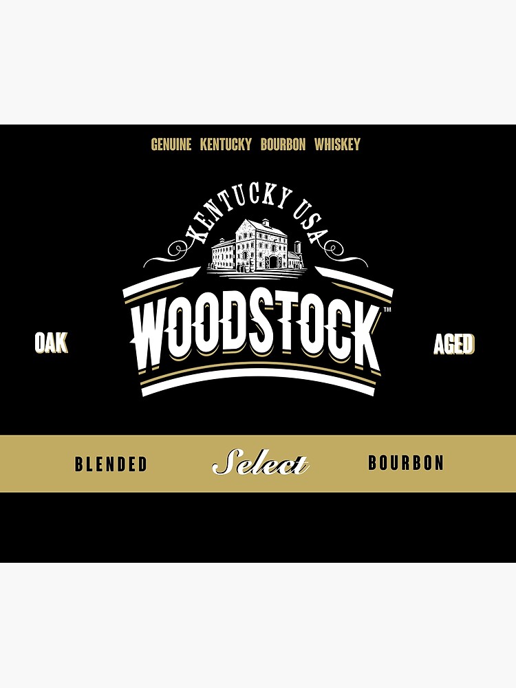 "Woodstock Bourbon Whiskey Wall Tapestry" Poster for Sale by sudders ...
