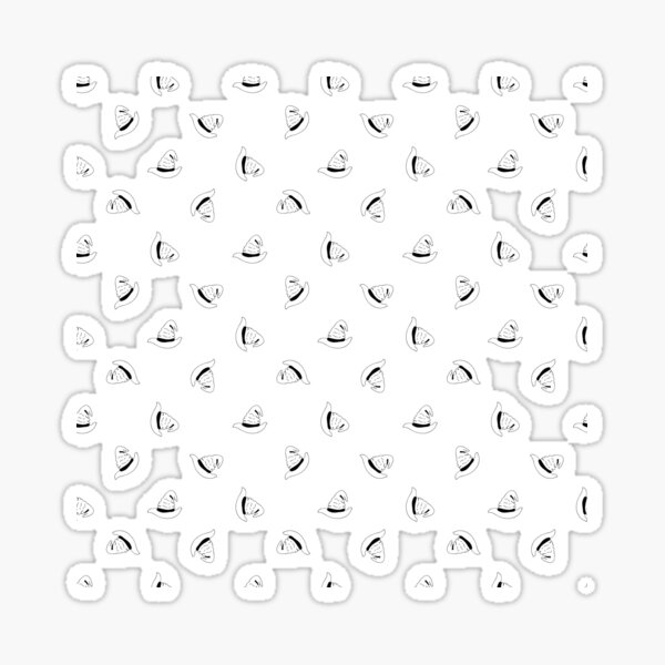 "Wizard and Witch Pattern | Magic Sorcery Conjuring" Sticker for Sale ...