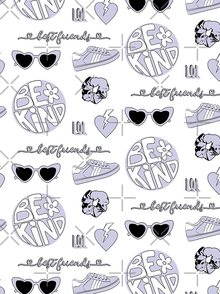 "Light Purple Be Kind Aesthetic Sticker Pack" Sleeveless Top for Sale ...