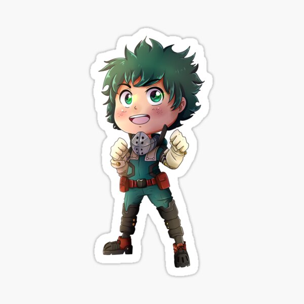 "Deku" Sticker by SenpaiHero | Redbubble