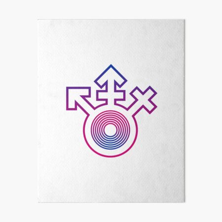 "Universal Gay Pride LGBT Bisexual Symbol" Art Board Print for Sale by ...