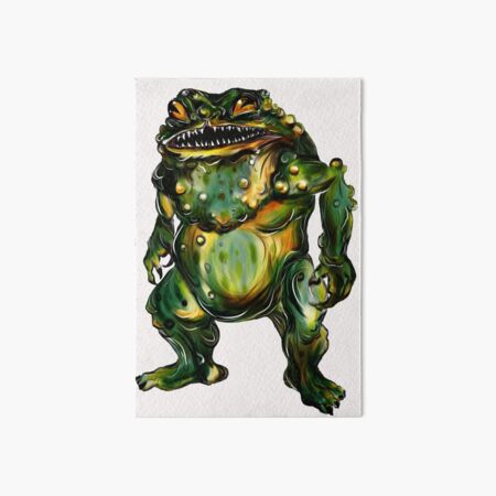 "Frog Monster" Art Board Print for Sale by WerdiArt | Redbubble