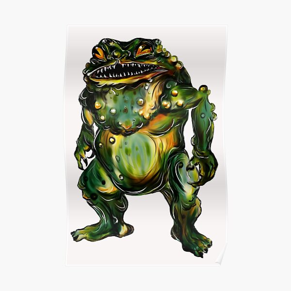 "Frog Monster" Poster by WerdiArt | Redbubble