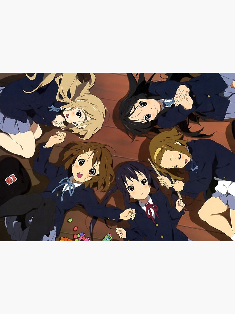 K-on - Yui / Azusa / Ritsu / Mugi / Mio Premium Matte Vertical Poster