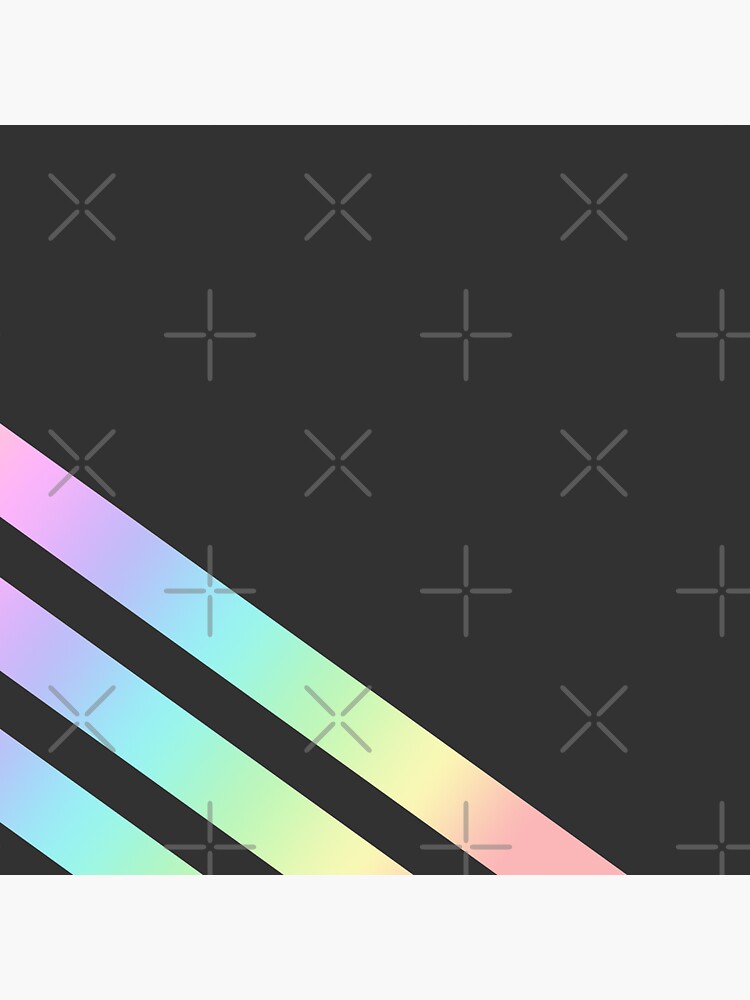 "Rainbow line pattern" Sticker for Sale by BiscuitSnack | Redbubble