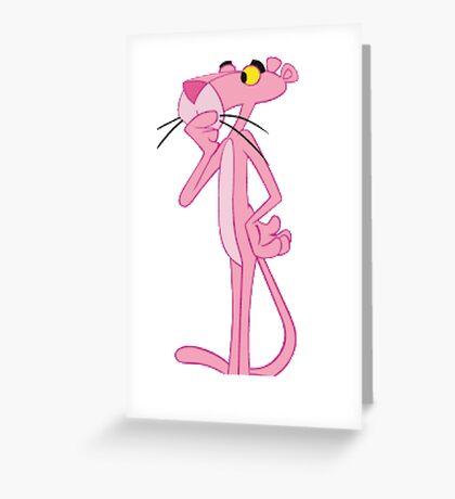 Pink Panther: Greeting Cards | Redbubble