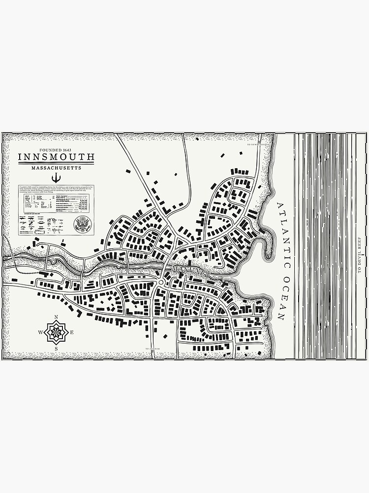"Innsmouth vintage map" Poster for Sale by TearsofEnvy | Redbubble