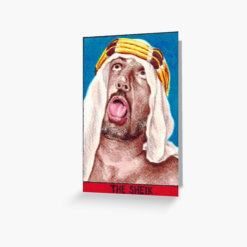 "THE ORIGINAL SHIEK SHEIK Ed farhat hardcore wrestling wrestler legend ...