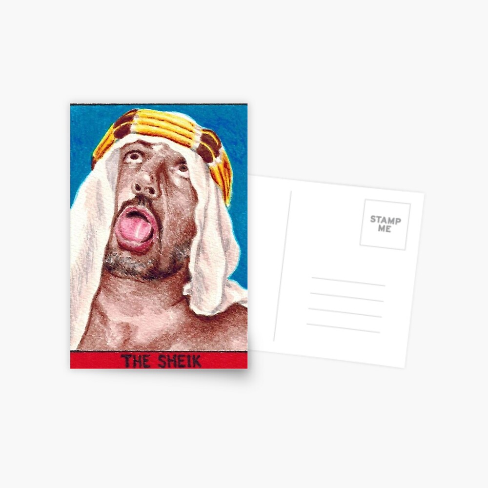 "THE ORIGINAL SHIEK SHEIK Ed farhat hardcore wrestling wrestler legend ...