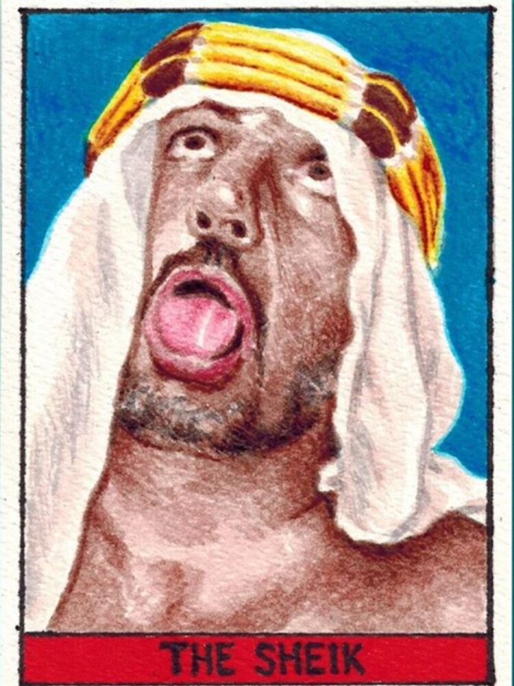 Pegatina «THE ORIGINAL SHIEK SHEIK Ed farhat hardcore luchador luchador ...