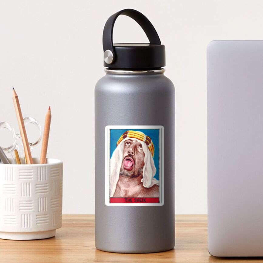 Pegatina «THE ORIGINAL SHIEK SHEIK Ed farhat hardcore luchador luchador ...